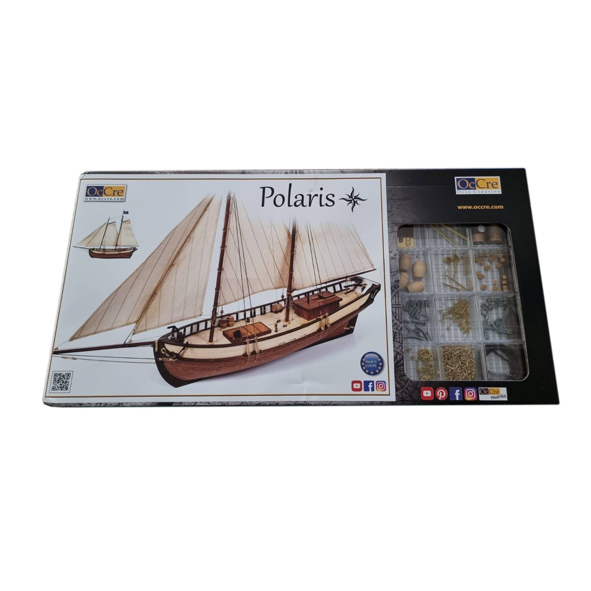 OcCre Polaris Wooden Model Kit Starter Pack 1:50 | Hobbycraft