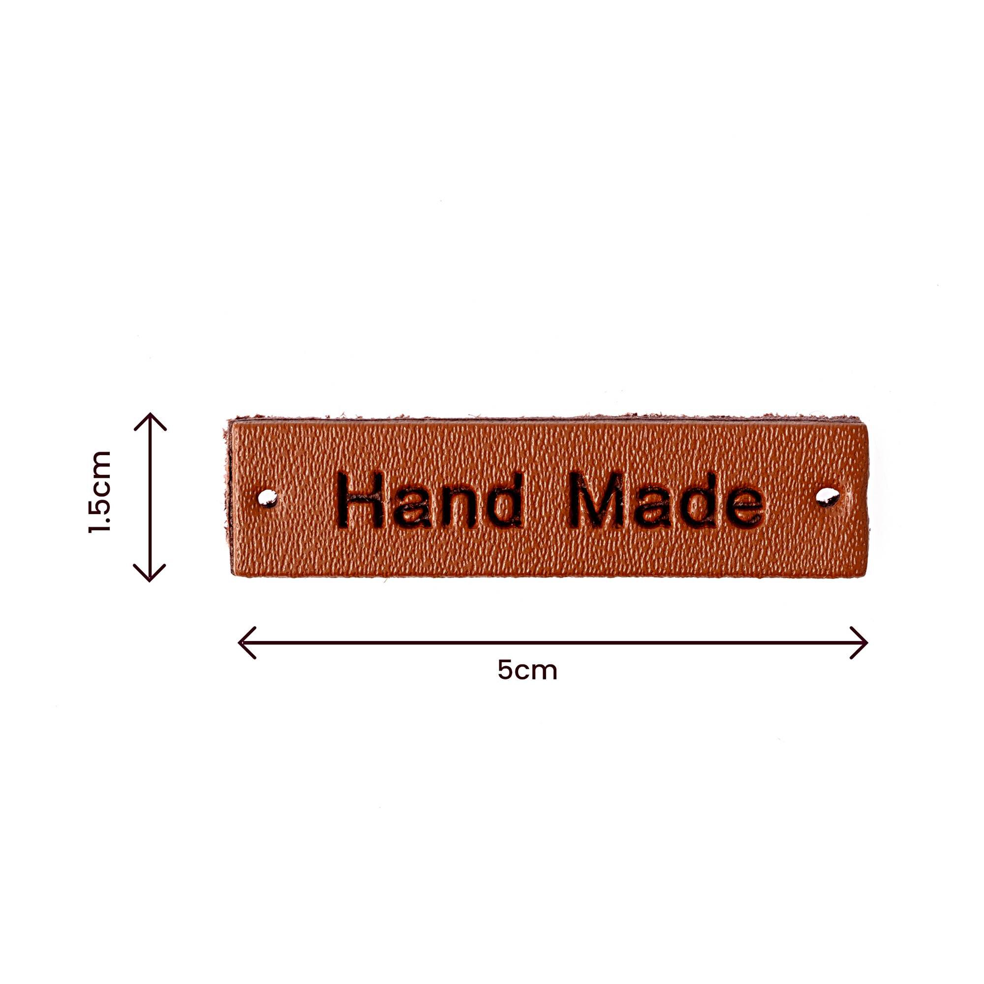 Leather Handmade Labels 6 Pack | Hobbycraft