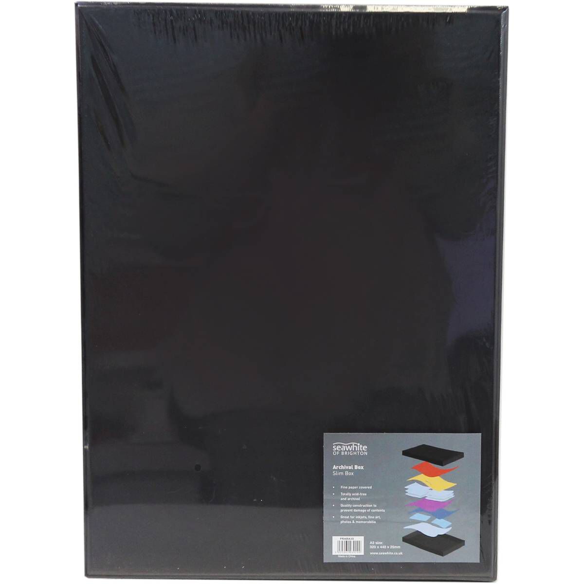 Seawhite Black Professional Archival Slim Box A3 | Hobbycraft