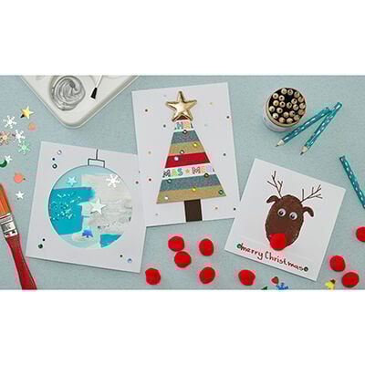 Three Christmas Cards to Make with your Children | Hobbycraft