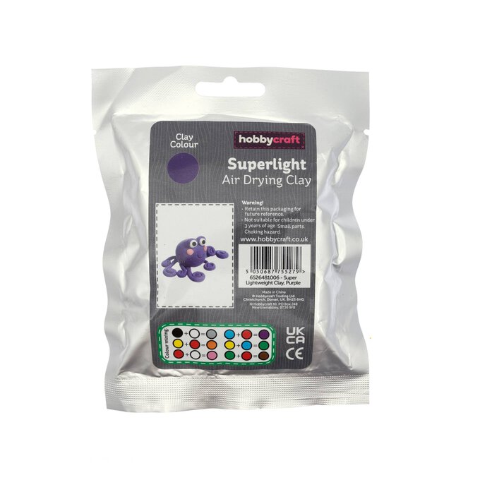 Purple Superlight Air Drying Clay 30g | Hobbycraft