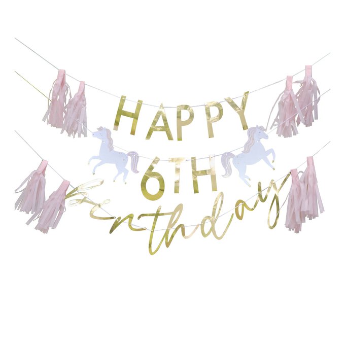 Ginger Ray Customisable Princess Birthday Bunting | Hobbycraft