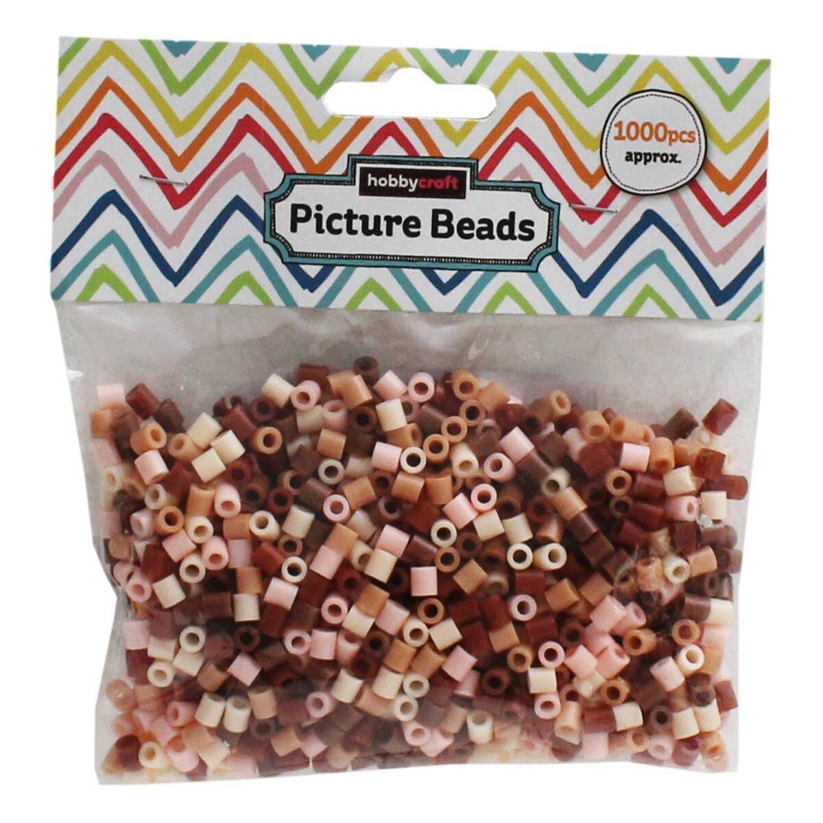 Skin Colour Picture Beads 1000 Pieces | Hobbycraft