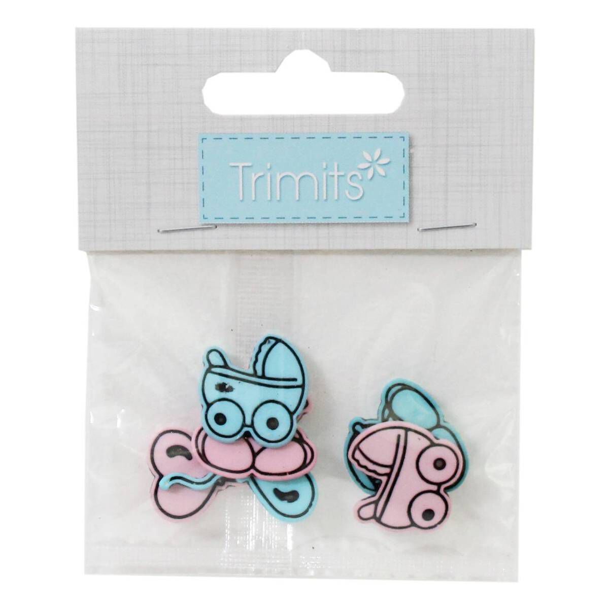 Trimits Baby Craft Buttons 6 Pieces | Hobbycraft