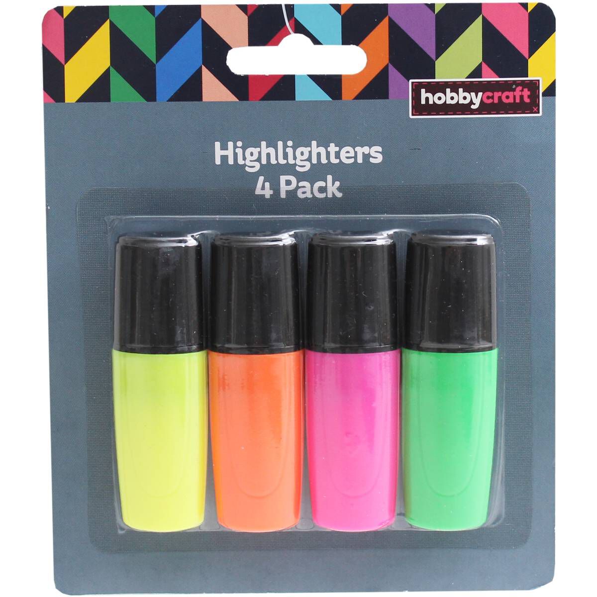 Highlighter Pens 4 Pack | Hobbycraft