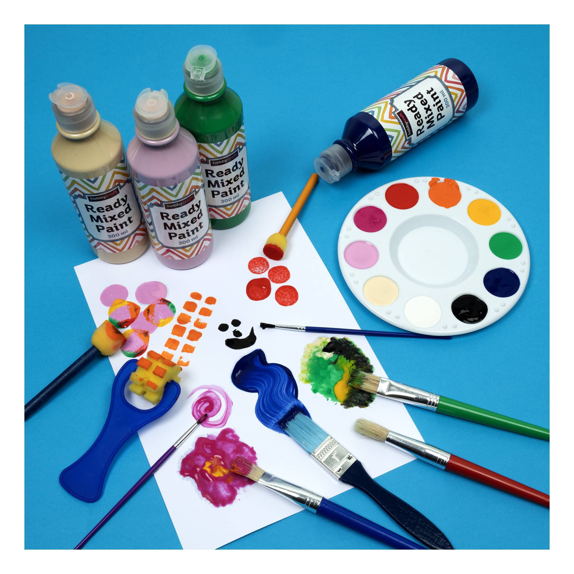 Red Ready Mixed Paint 300ml | Hobbycraft