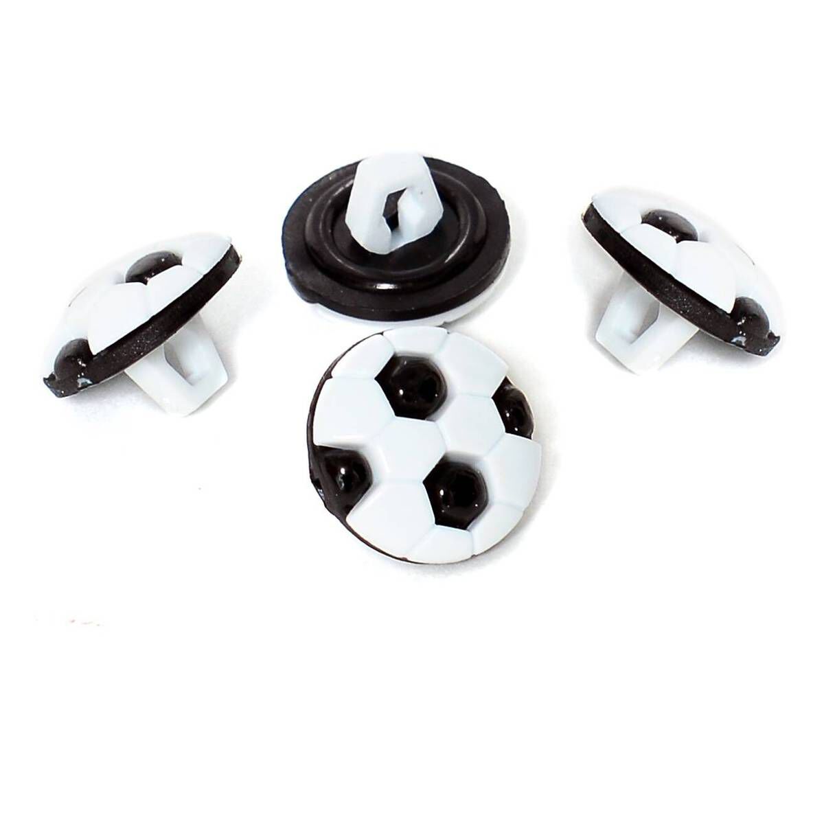 Hemline Football Buttons 4 Pack | Hobbycraft