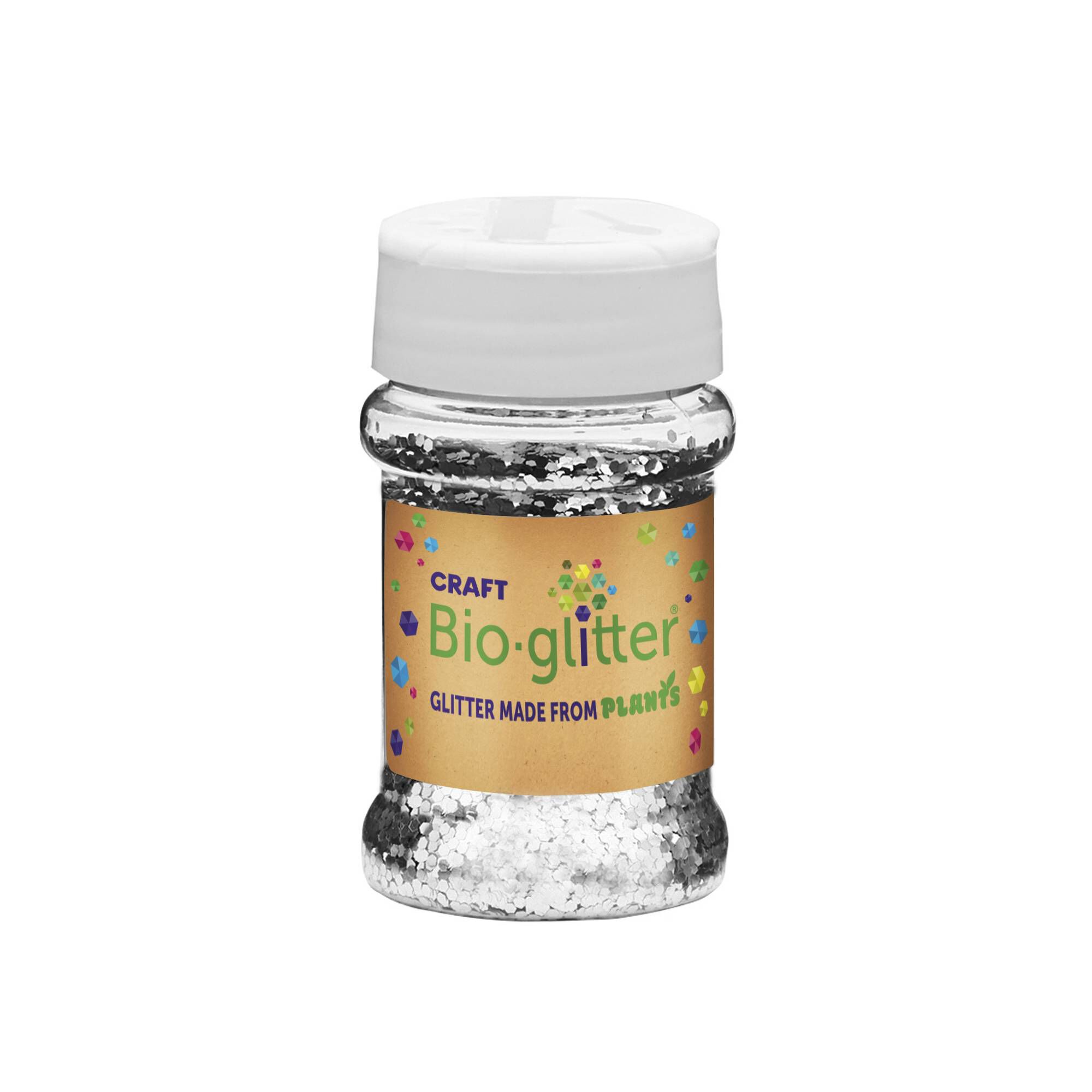 Silver Craft Bioglitter Shaker 40g | Hobbycraft