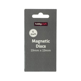 Ceramic Magnetic Discs 19mm 6 Pack | Hobbycraft