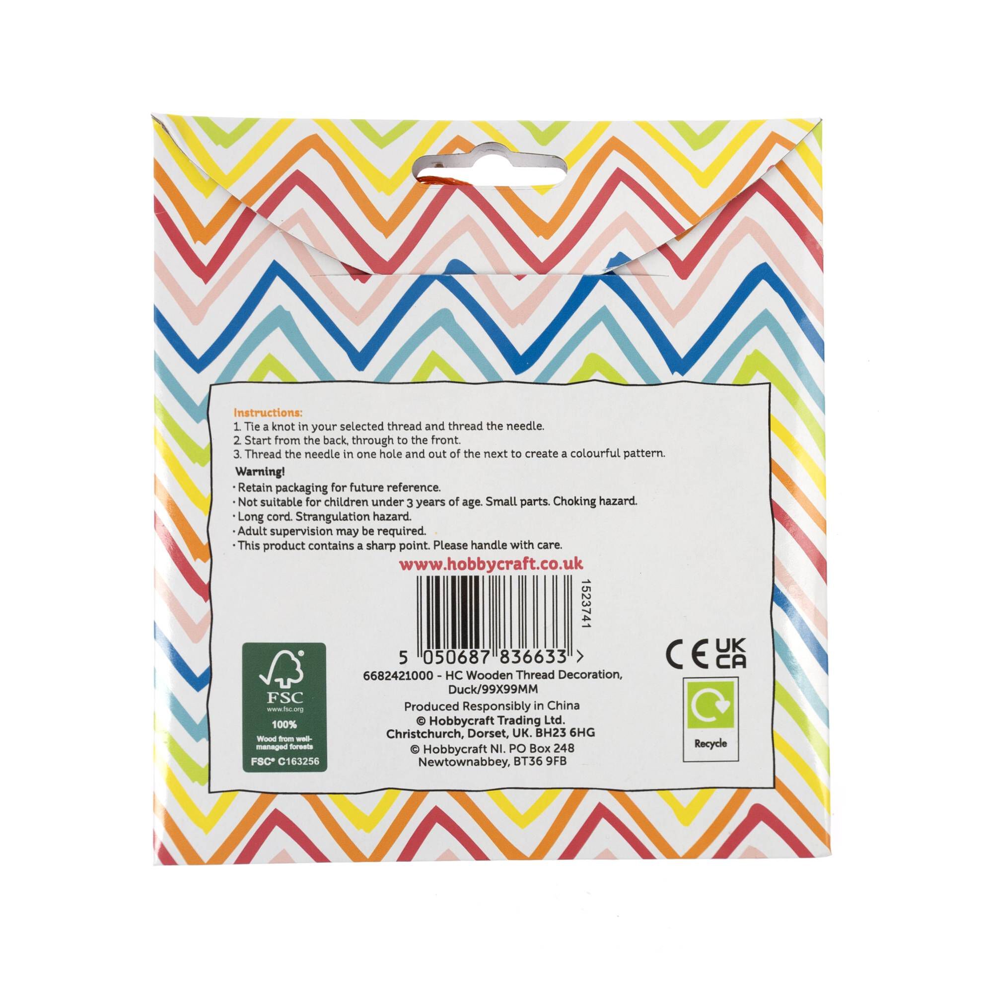 Duck Wooden Threading Kit | Hobbycraft