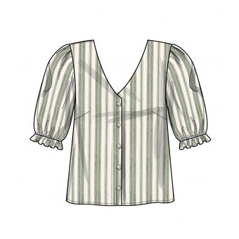 New Look Women's Top Sewing Pattern 6707 (4-16) | Hobbycraft