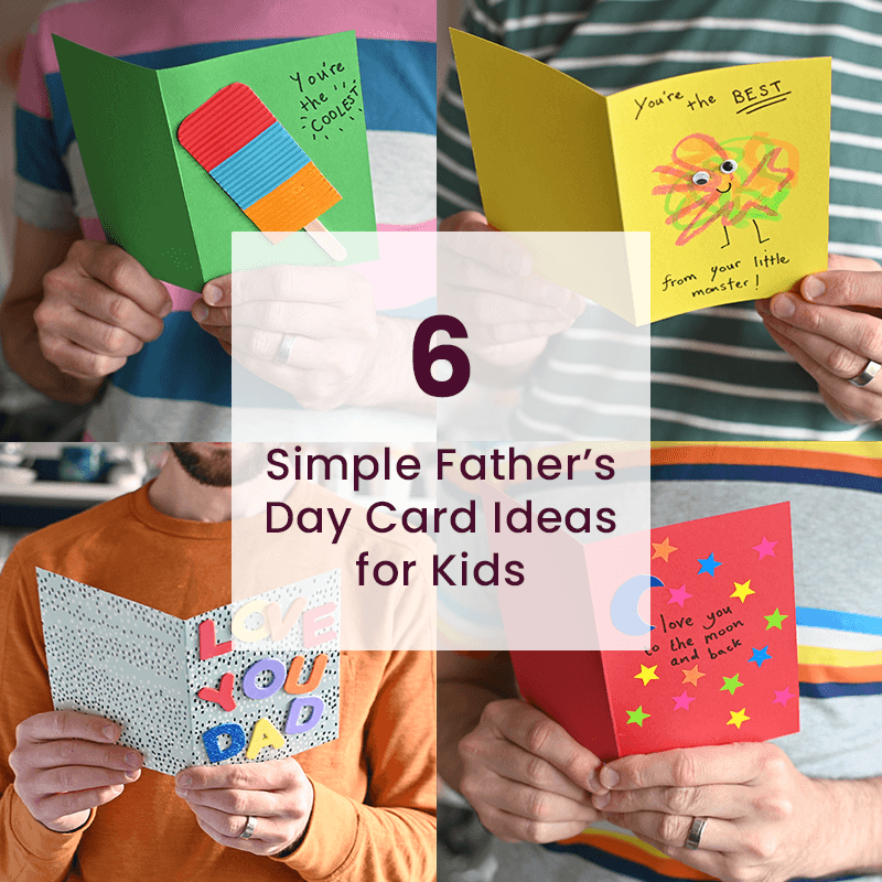 6 Simple Father's Day Card Ideas for Kids | Hobbycraft