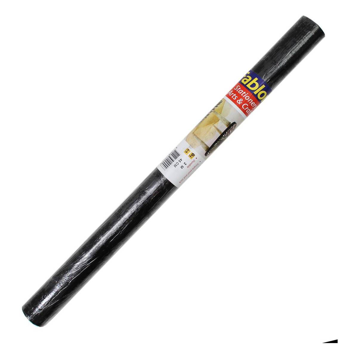 Fablon Sticky Back Black Gloss Vinyl | Hobbycraft