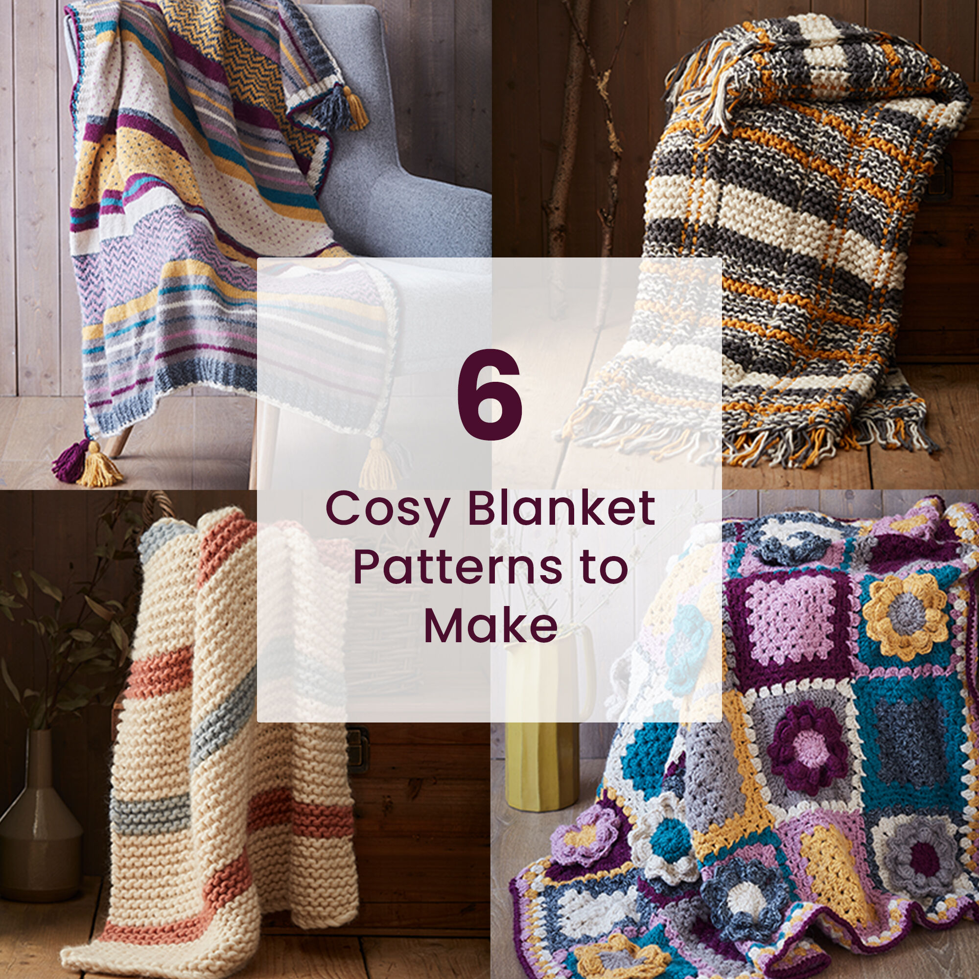 6 Easy DIY Blanket Patterns for Cosy Nights | Hobbycraft