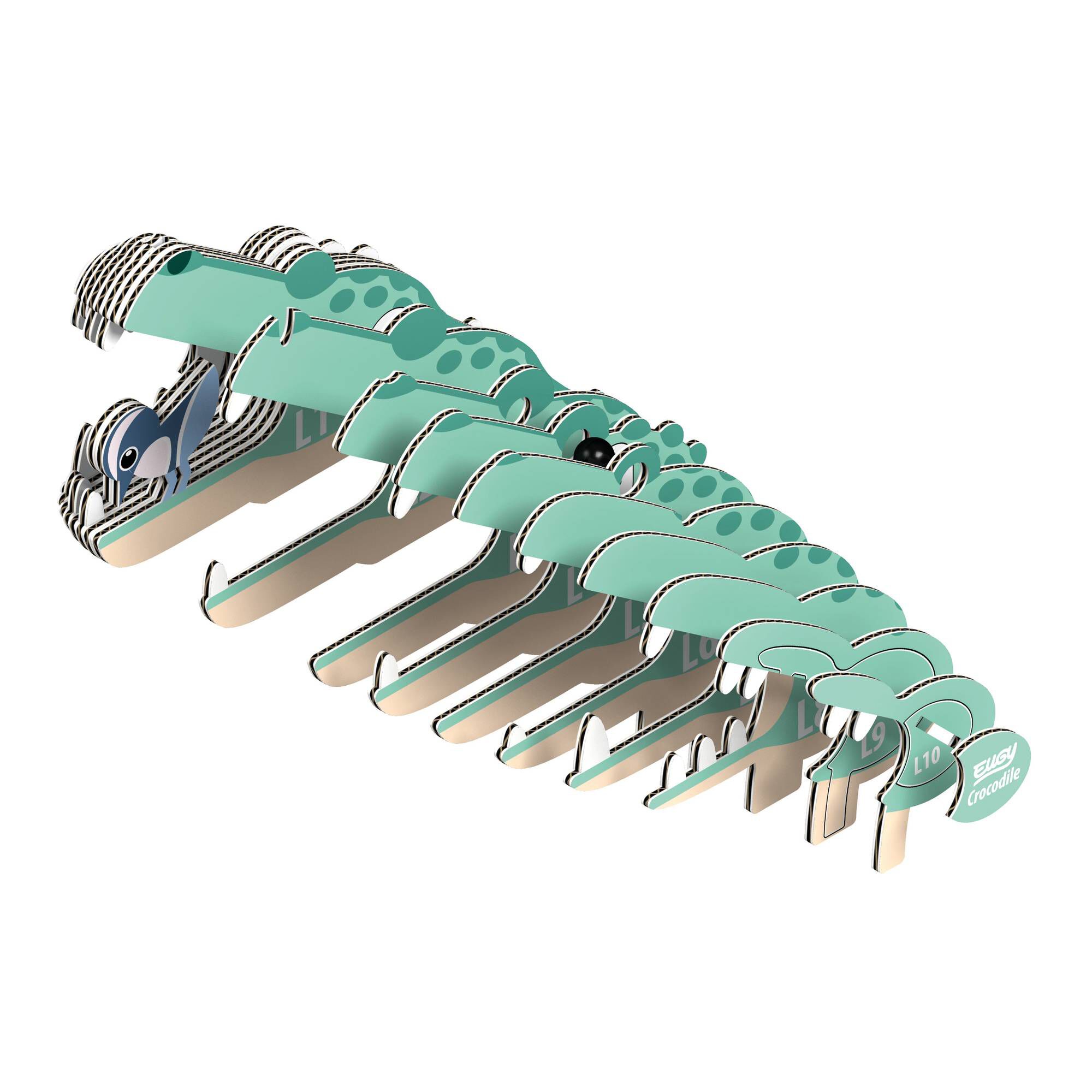 Eugy 3D Crocodile Model | Hobbycraft