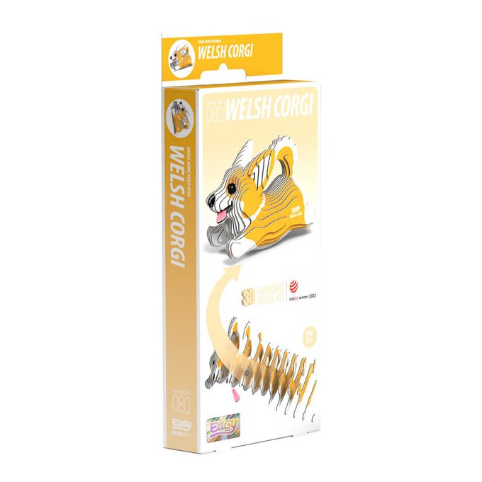 Eugy 3D Welsh Corgi Model | Hobbycraft