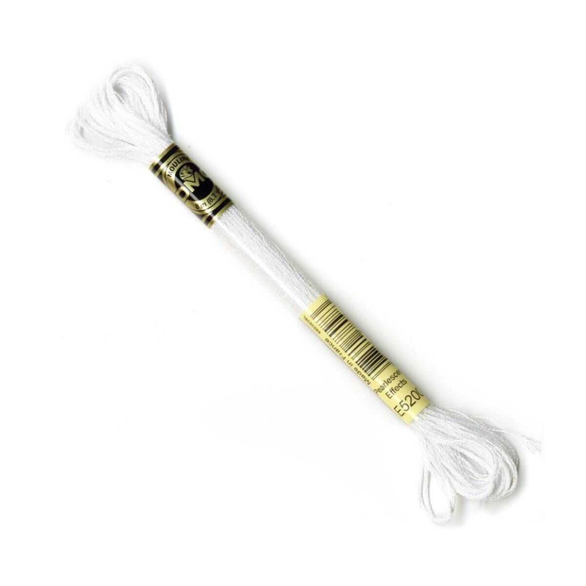 DMC Mouline White Light Effects Embroidery Thread 8m (E5200) | Hobbycraft