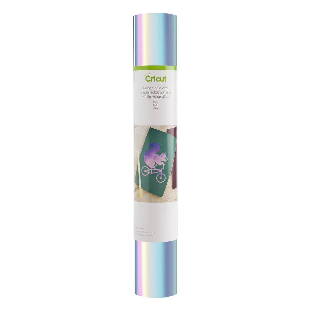 Cricut Blue Holographic Vinyl 12 x 48 Inches | Hobbycraft