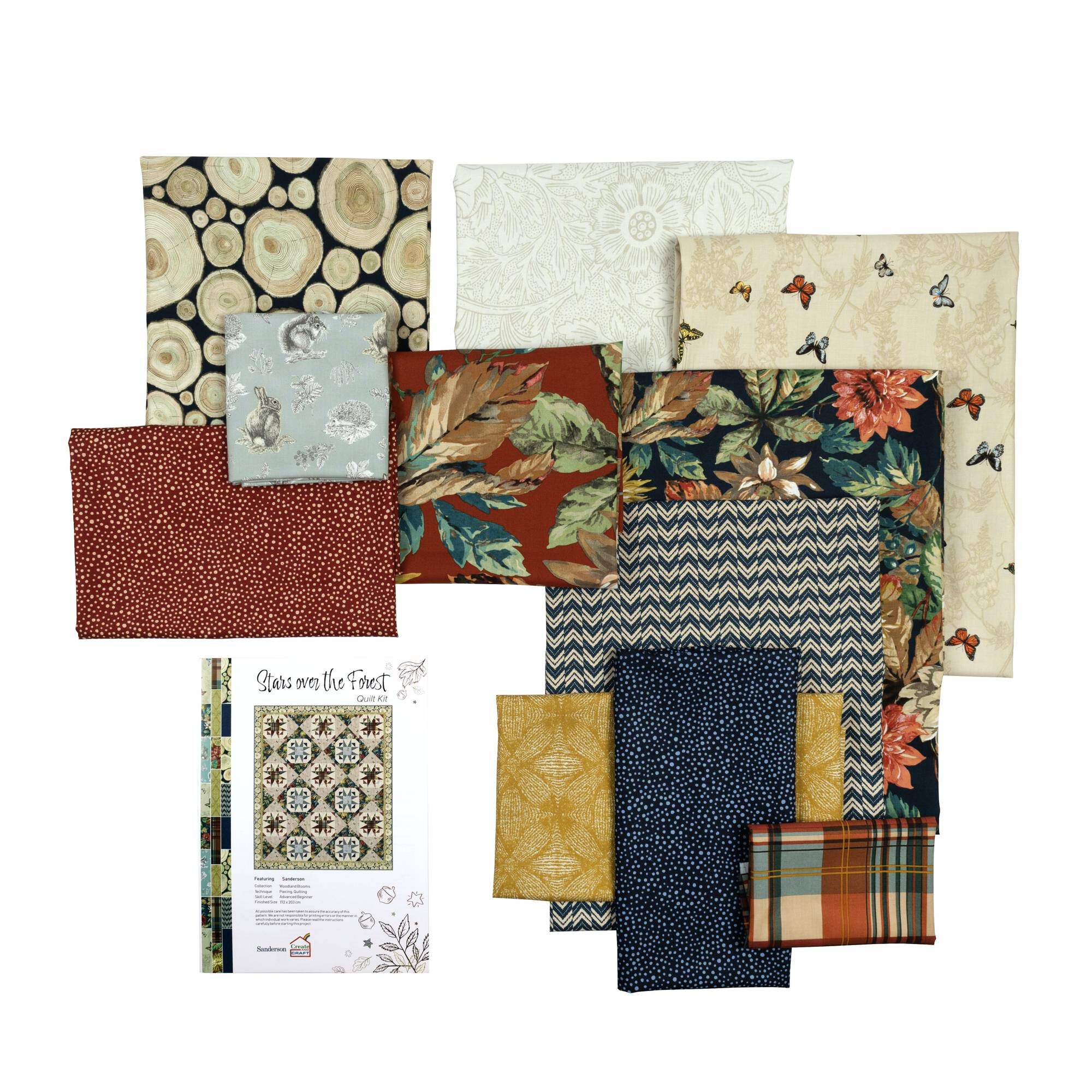Sanderson Stars on the Forest Quilt Kit | Hobbycraft