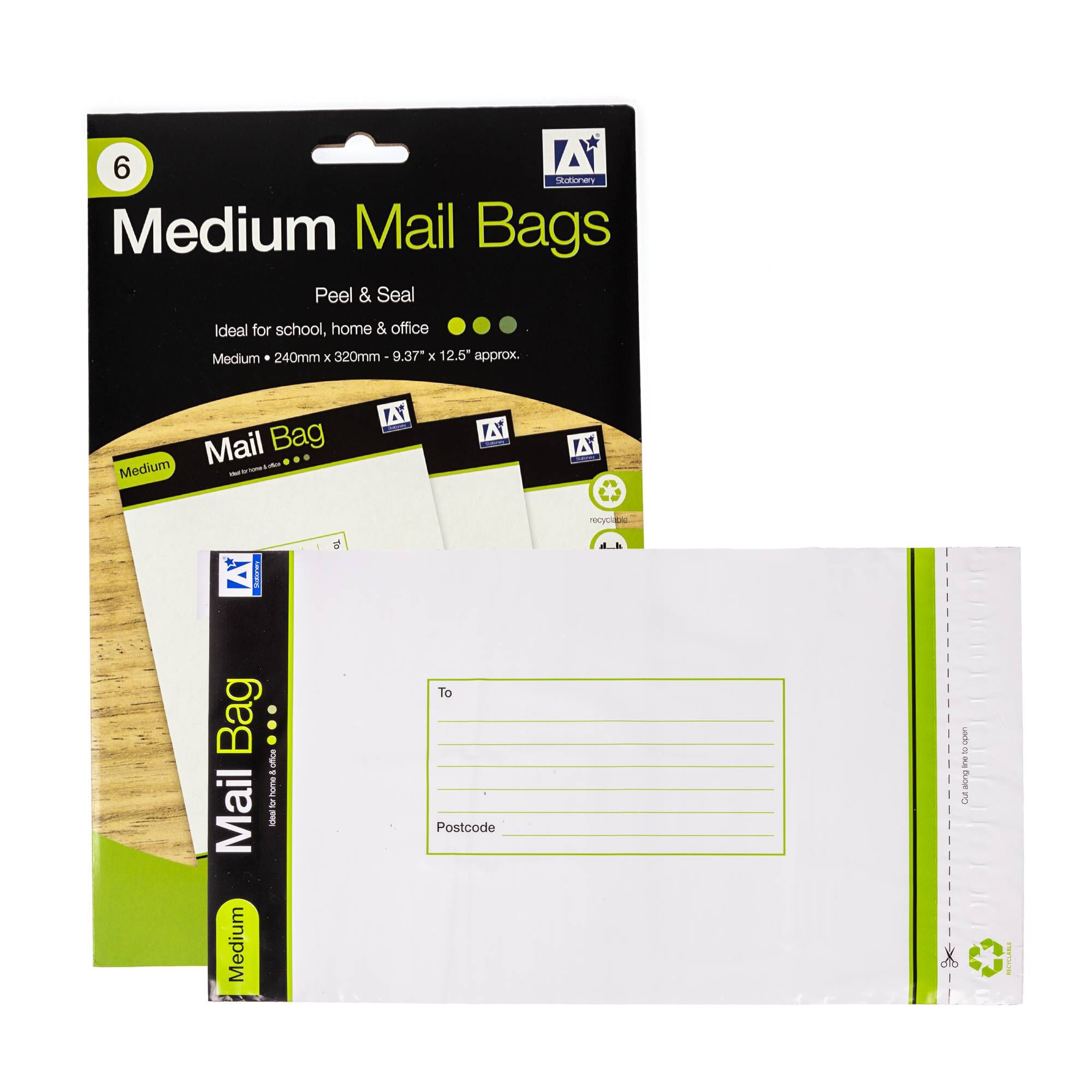 Medium Mail Bags 6 Pack | Hobbycraft