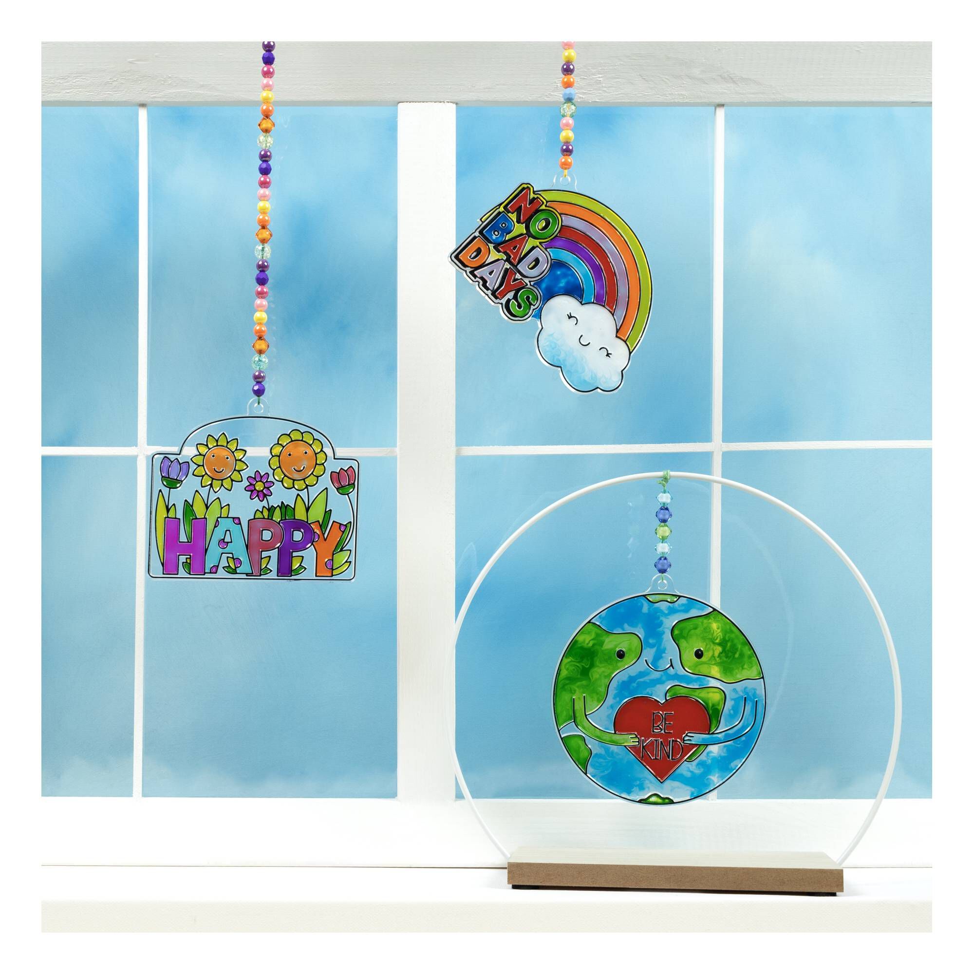 Happy Plastic Suncatcher | Hobbycraft