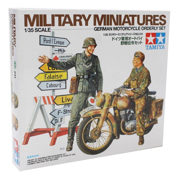 Tamiya German Motorcycle Orderly Model Kit 1:35 | Hobbycraft