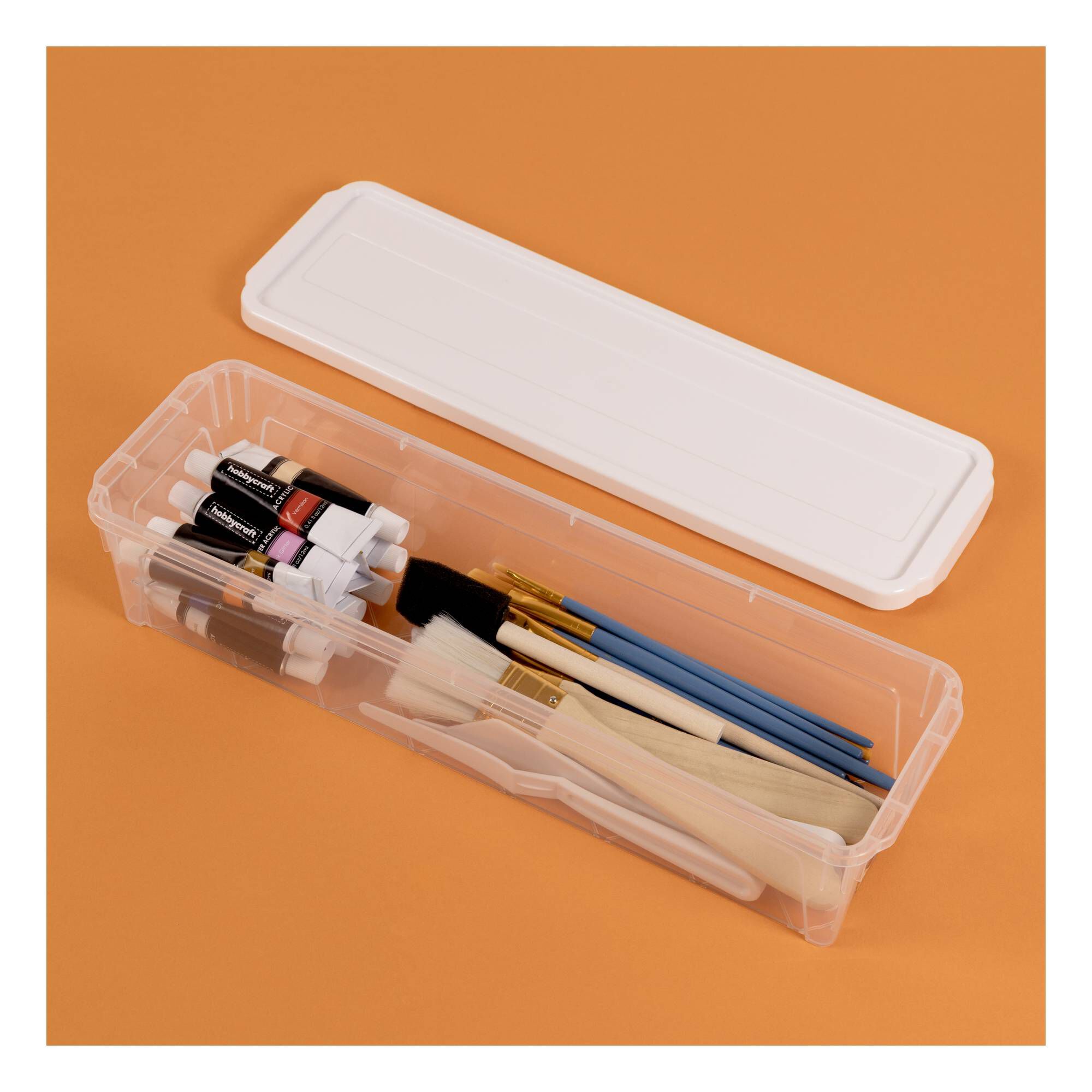 Whitefurze White Spacemaster Extra 1.9 Litre Storage Box | Hobbycraft