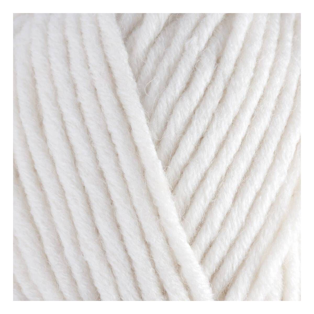 Women’s Institute Cream Soft and Chunky Yarn 100g | Hobbycraft