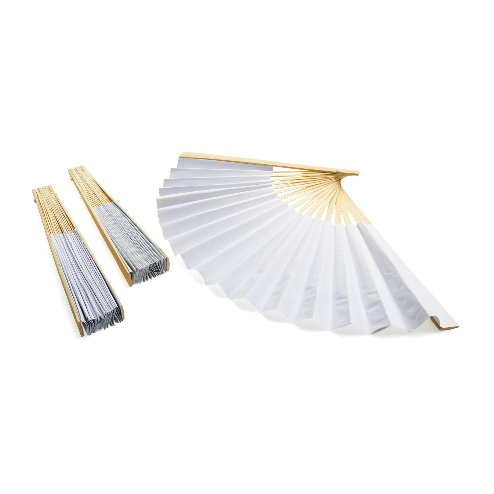 Blank Paper Fans 3 Pack | Hobbycraft