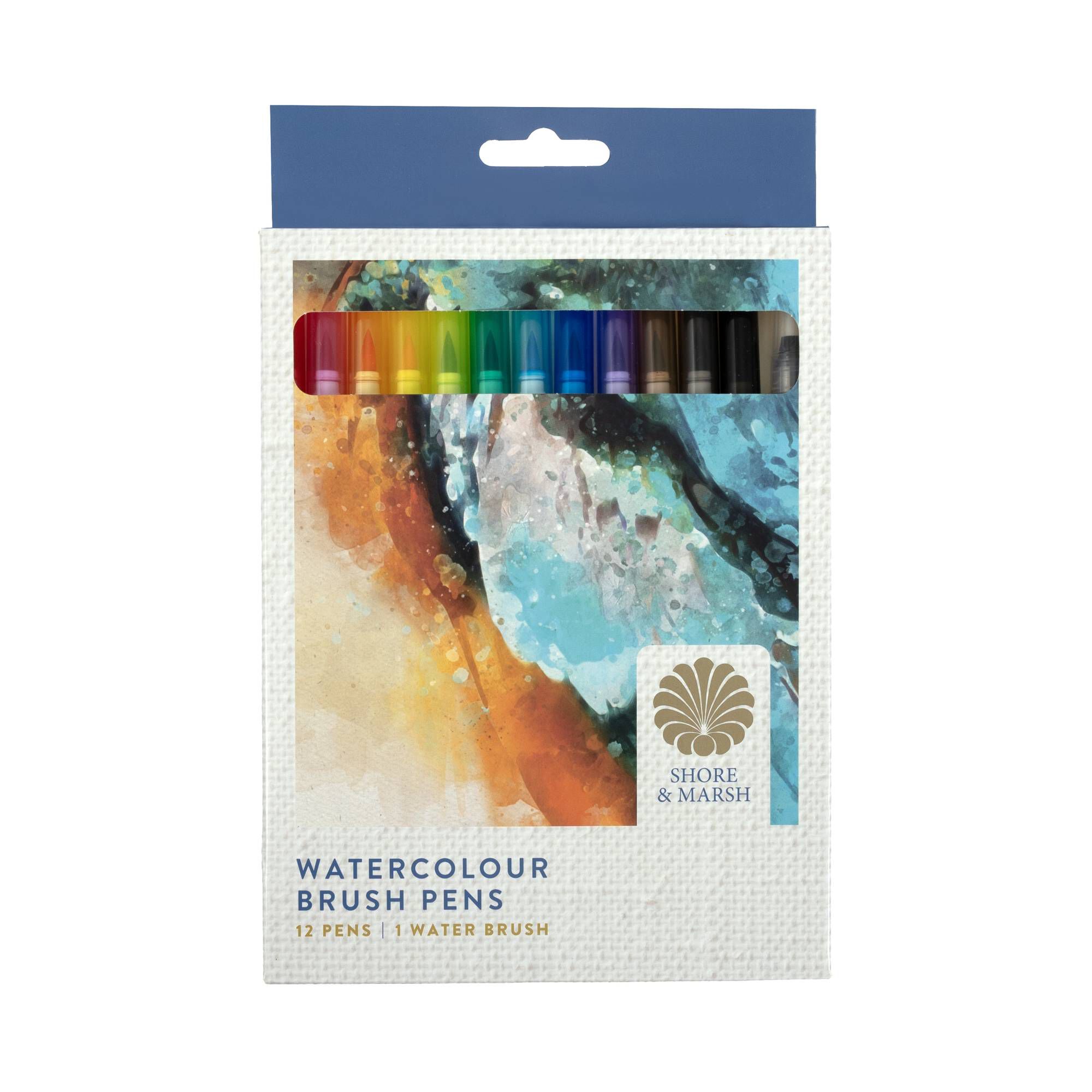 Shore & Marsh Watercolour Brush Pen Set 13 Pieces | Hobbycraft
