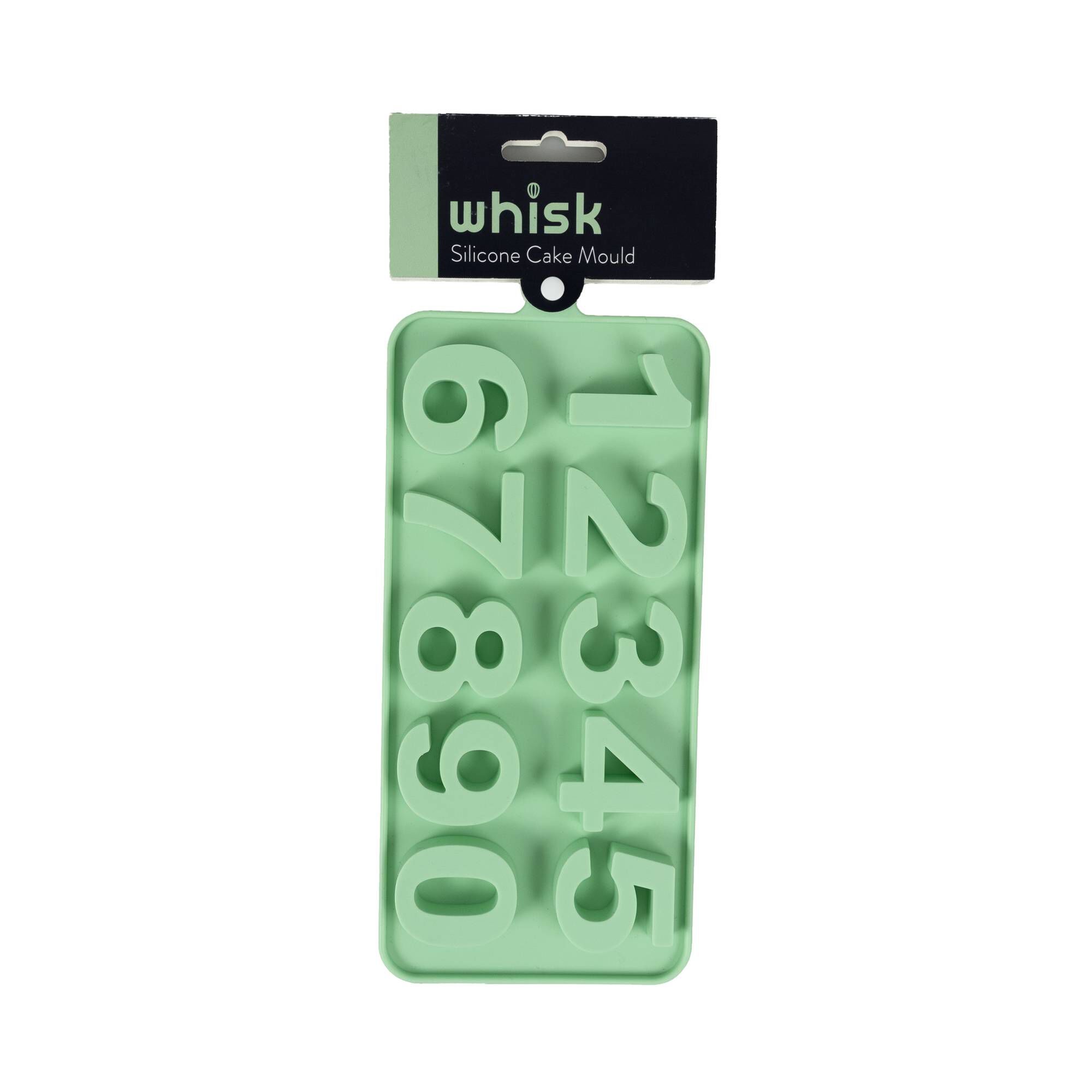 Whisk Large Numbers Silicone Candy Mould 10 Wells | Hobbycraft