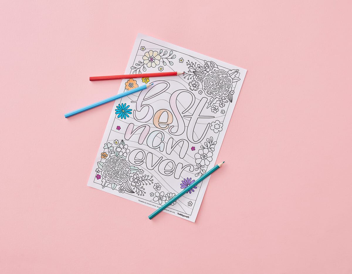 Free Best Nan Colouring Sheet | Hobbycraft