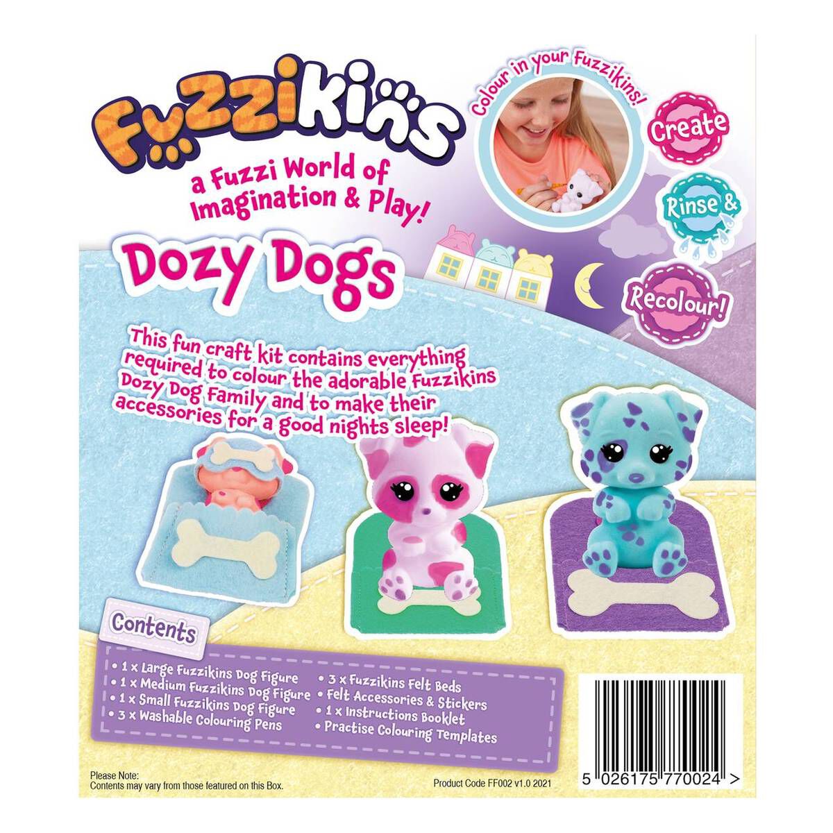 Fuzzikins Dozy Dogs | Hobbycraft