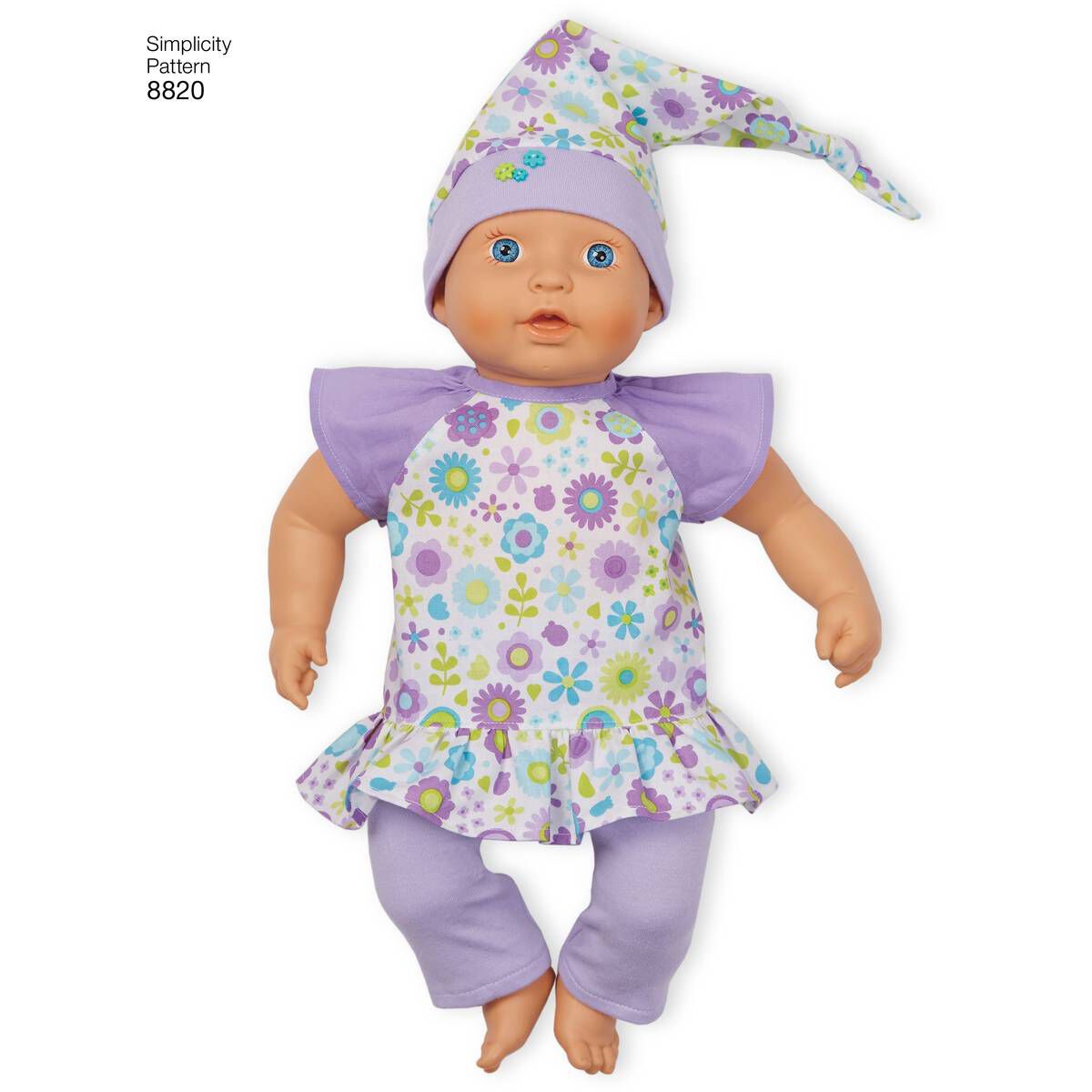 Simplicity Baby Doll Clothes Sewing Pattern 8820 | Hobbycraft