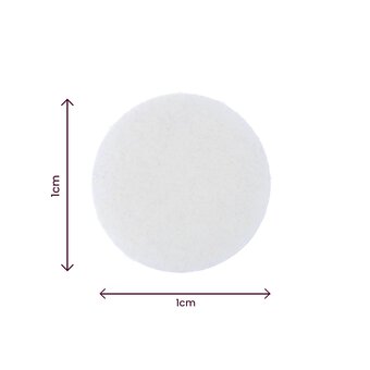 Adhesive Circle Foam Pads 10mm 80 Pack | Hobbycraft