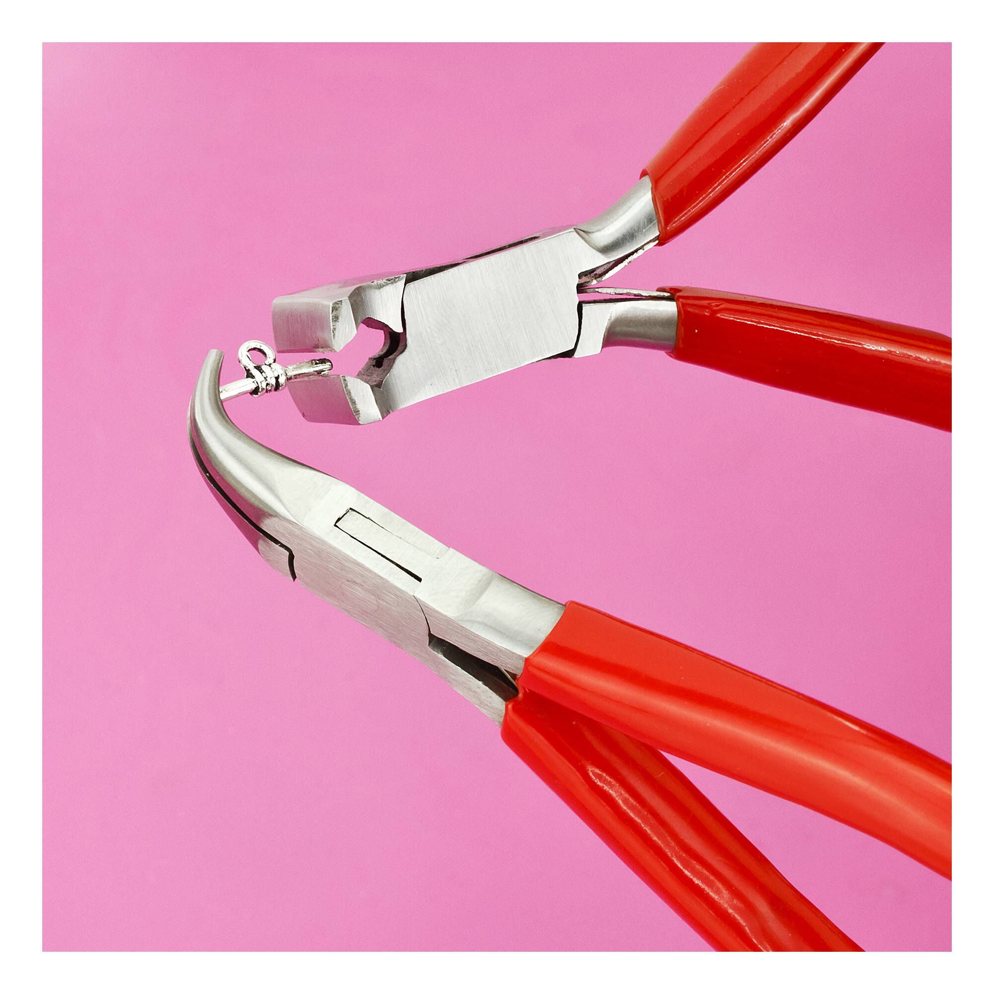 Modelcraft Snipe Nose Bent Pliers 115mm | Hobbycraft