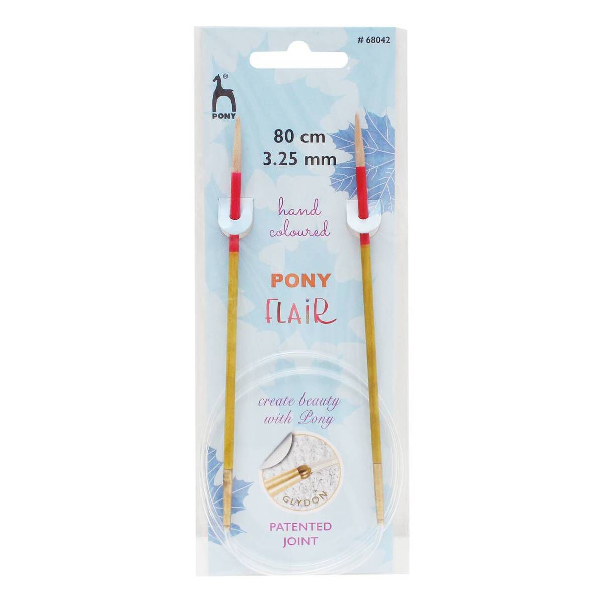 Pony Flair Circular Knitting Needles 80cm 3.25mm | Hobbycraft