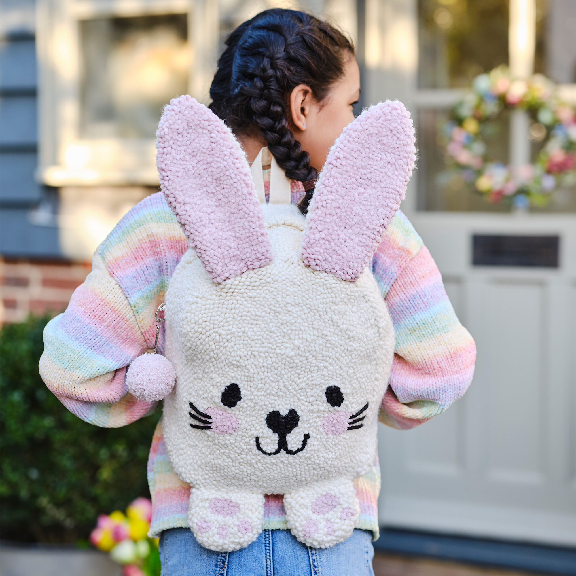 How to Make a Punch Needle Bunny Backpack | Hobbycraft