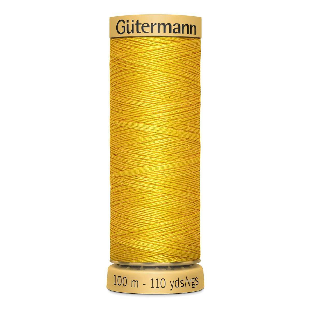 Gutermann Yellow Cotton Thread 100m (588) | Hobbycraft