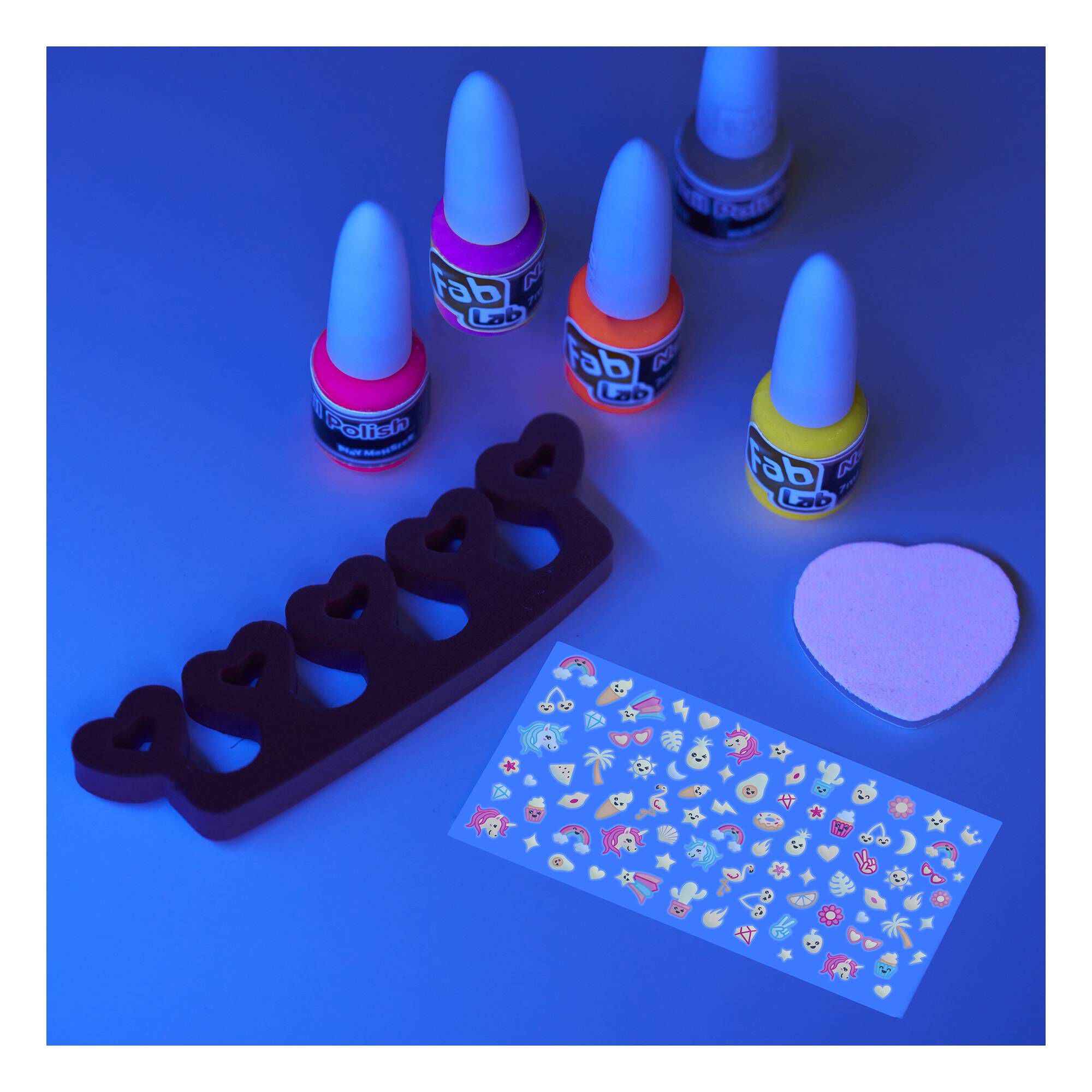 FabLab Glow in the Dark Nail Art | Hobbycraft