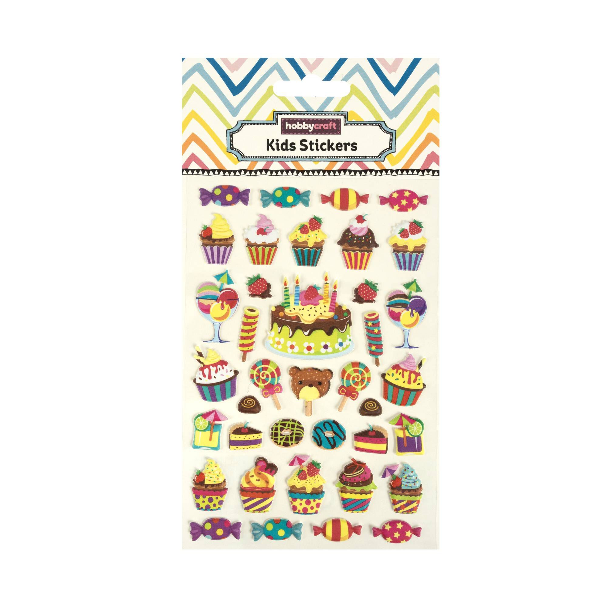 Cupcake Puffy Stickers | Hobbycraft