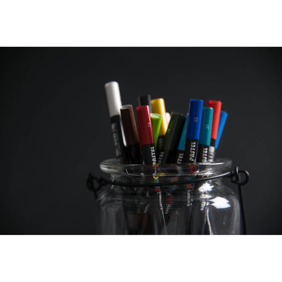 Uni-ball Posca Neutral Wax Pastels 12 Pack | Hobbycraft