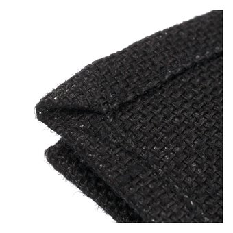 Black Jute Bag 28cm x 28cm x 10cm | Hobbycraft