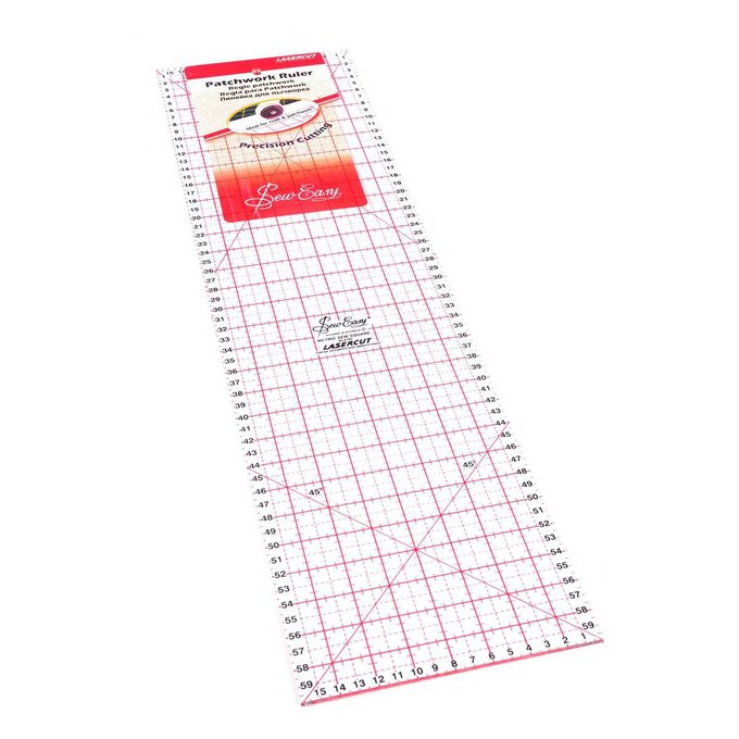 Sew Easy Patchwork Ruler 60cm x 16cm | Hobbycraft