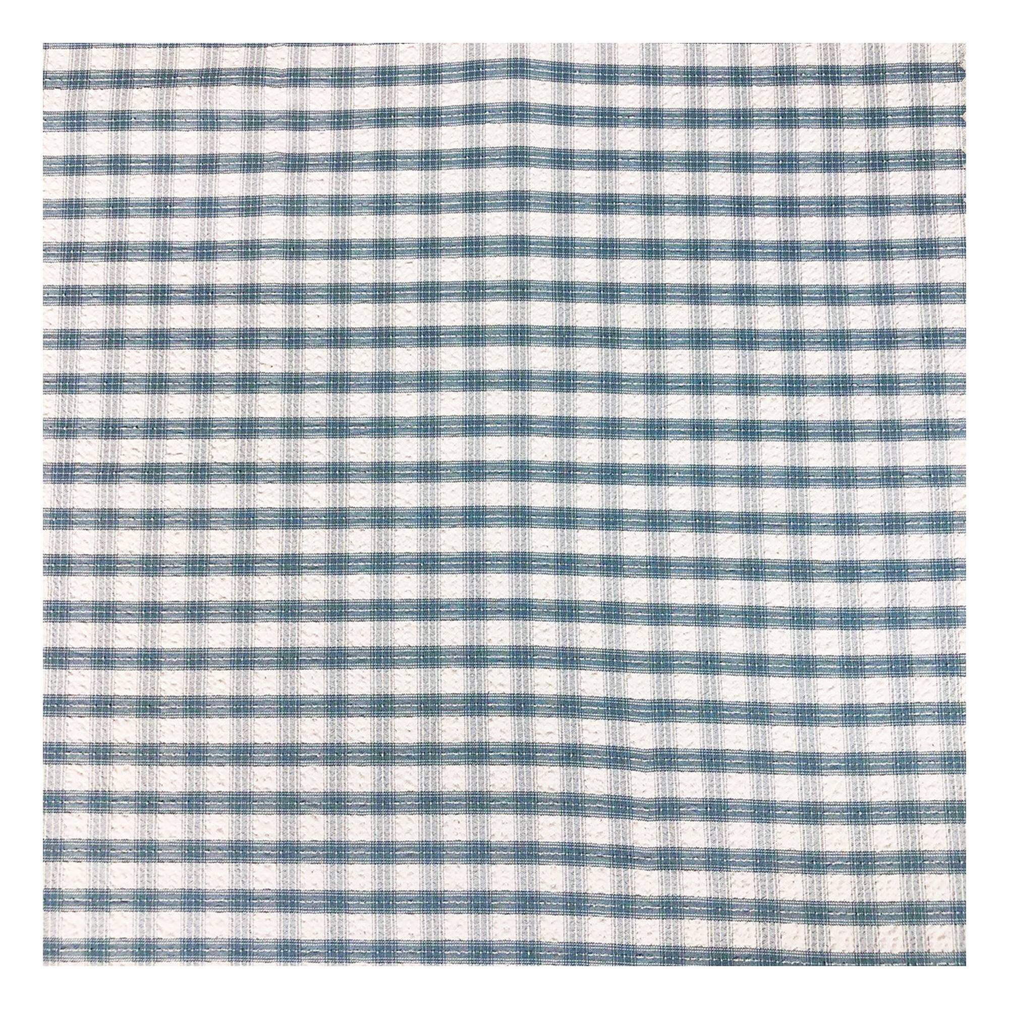 Blue Check Gingham Fabric by the Metre | Hobbycraft
