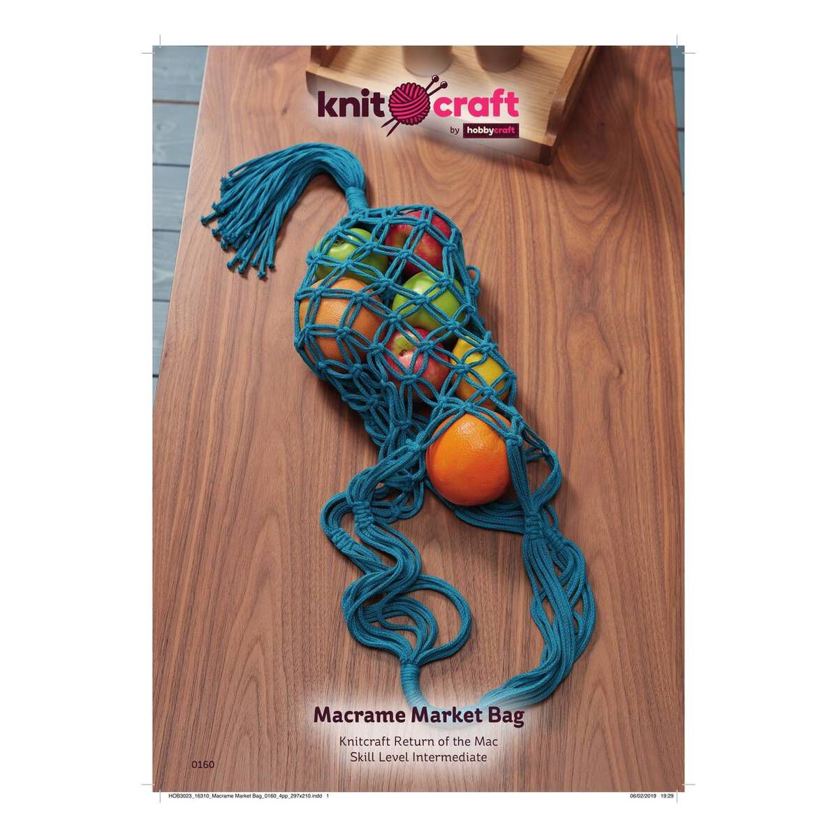 Knitcraft Macramé Market Bag Pattern 0160 | Hobbycraft