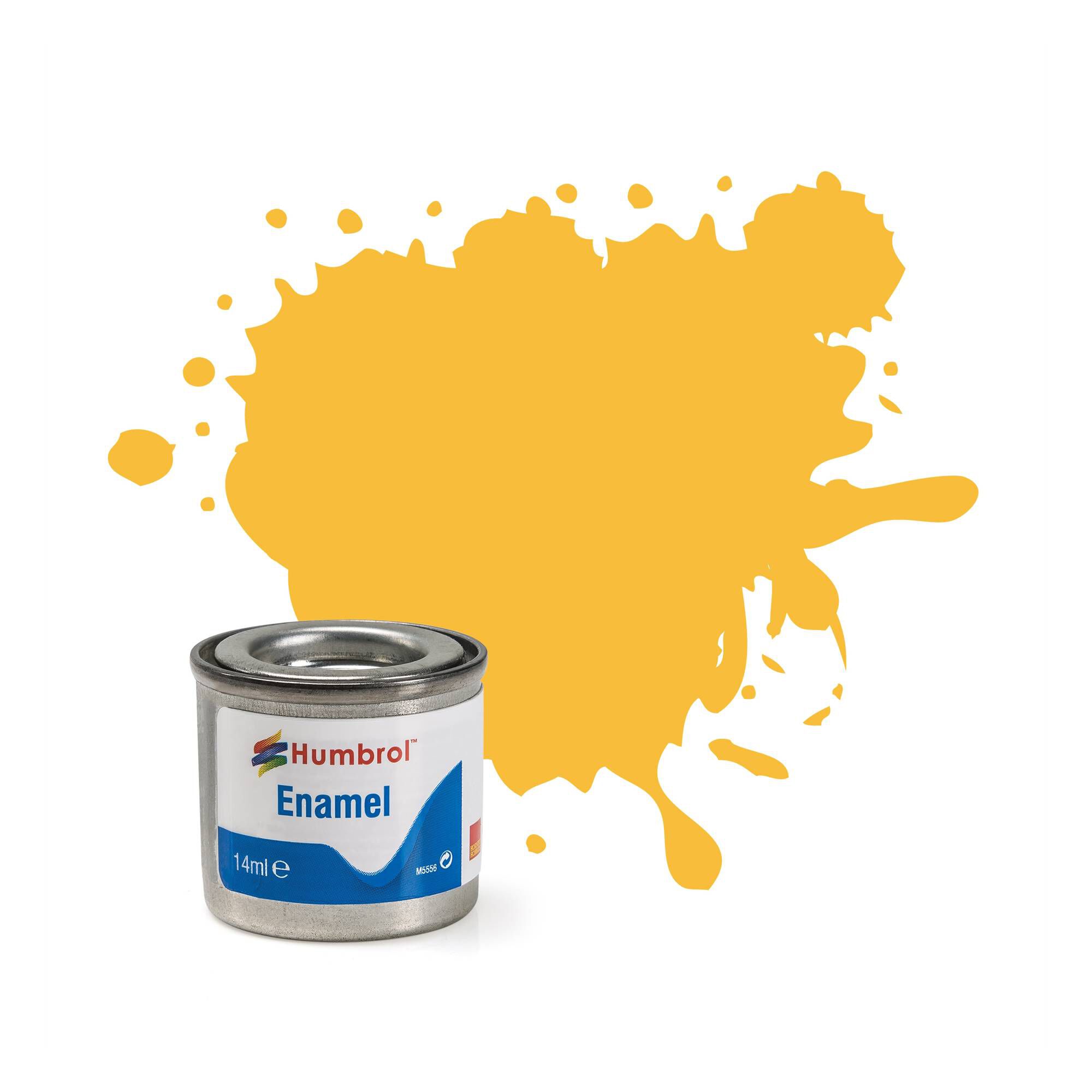 Humbrol 24 Trainer Yellow Enamel Matt Paint 14ml | Hobbycraft
