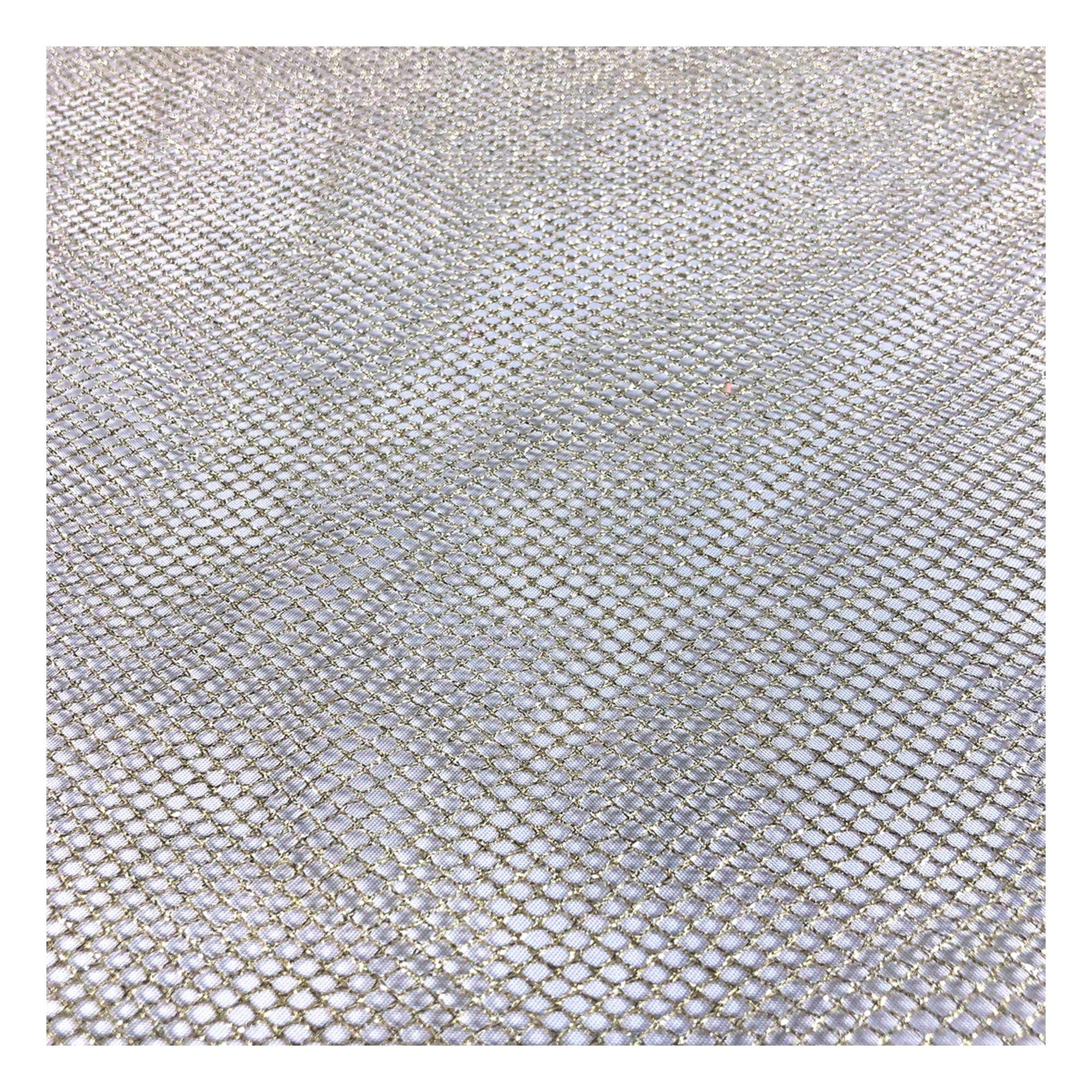 Gold Metallic Net Fabric by the Metre | Hobbycraft