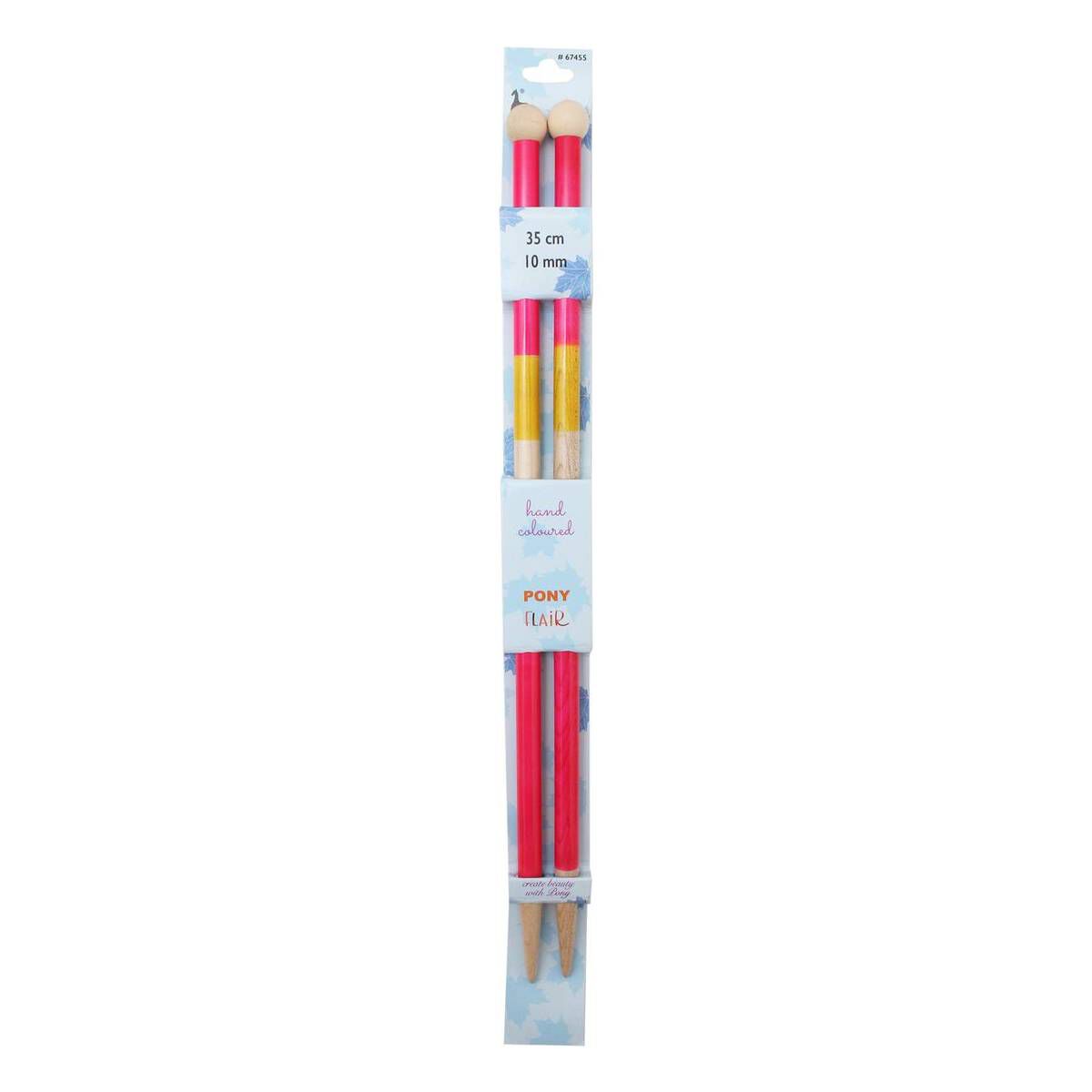 Pony Flair Knitting Needles 35cm 10mm | Hobbycraft