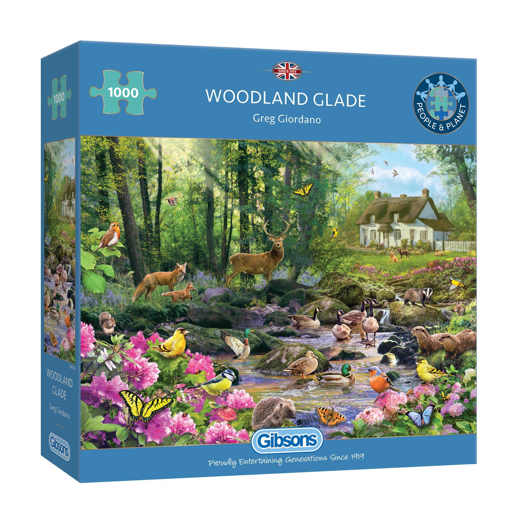 Gibsons Woodland Glade Jigsaw Puzzle 1000 Pieces | Hobbycraft